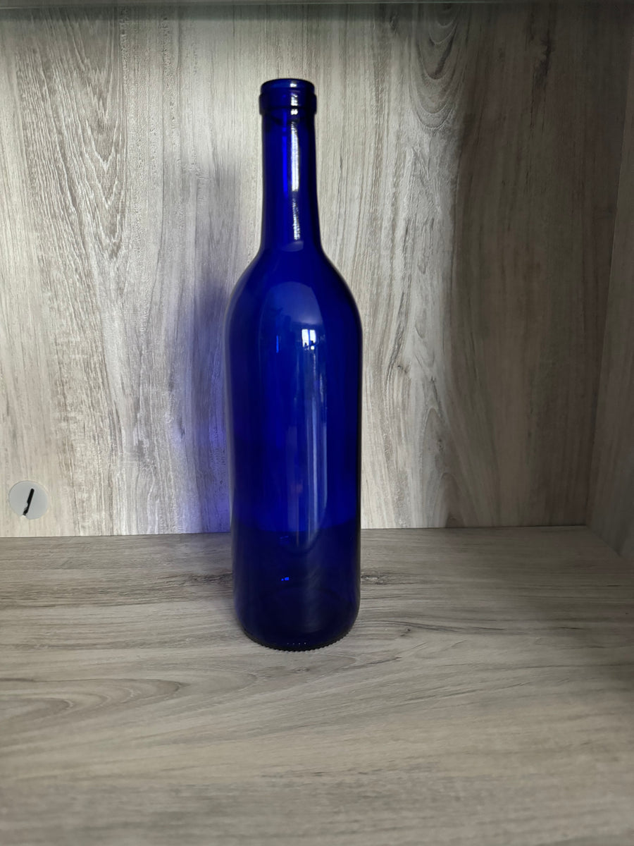 Cobalt (Haint) blue bottle – King Lou's Hoodoo Shop